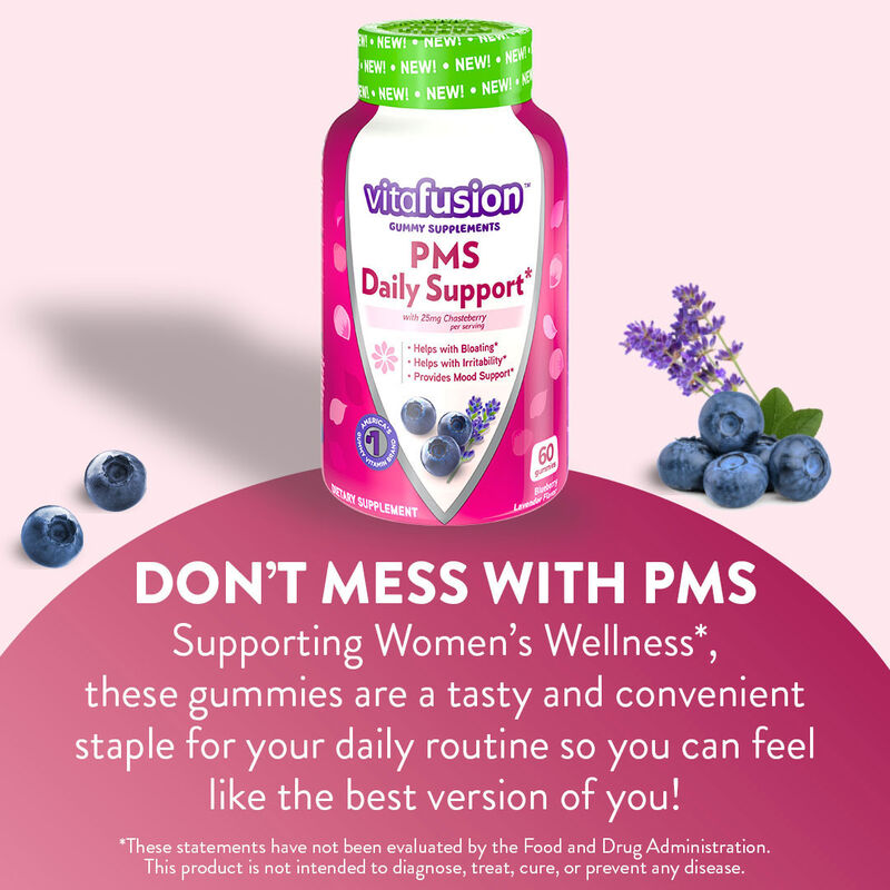 PMS Daily Support* Supplement Gummies | Adult Vitamins | vitafusion™